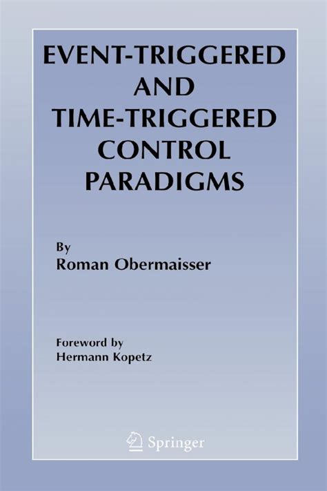 Pdf Event Triggered And Time Triggered Control Paradigms Real Time