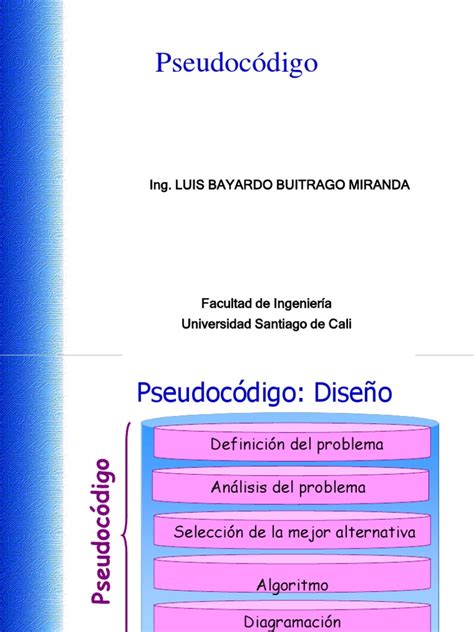 Algoritmos Pseudocodigo Pdf Algoritmos Algoritmos Y Estructuras De Datos