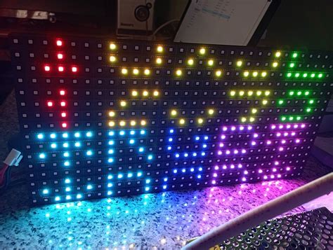 P10 Rgb Outdoor Module Reversed Rows Arduino Leds And Multiplexing