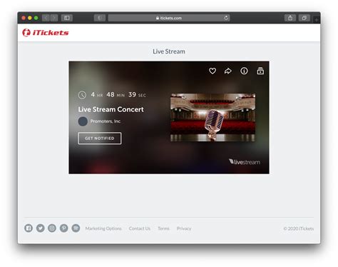 Live Stream Faq Itickets