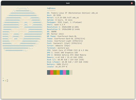 Github Frdwin Everforest For Wezterm A Port Of Everforest Dark Theme To Wezs Terminal Emulator