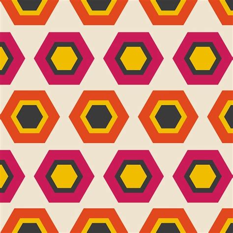 Premium Vector Seamless Pattern In Retro Style