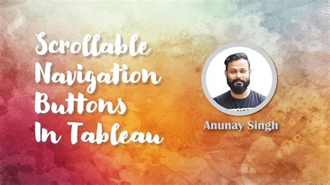 Scrollable Navigation In Tableau YouTube