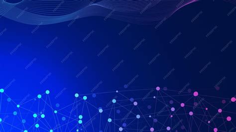 Premium Vector Digital Technology Network Connection Concept Background Vector Stock