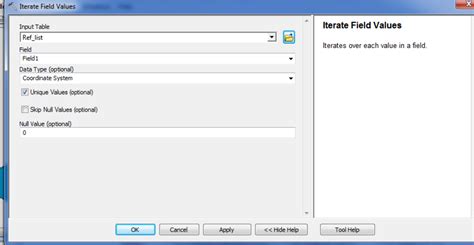 Coordinate System Looping Projection In Arcgis Modelbuilder