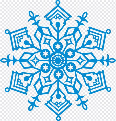 눈송이 겨울 얼음 모양 스노우 플레이크 푸른 경기 화이트 Png Pngwing