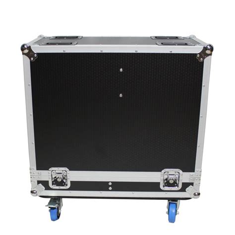 Fits 2x RCF TTL6 A Three Way Line Array Module Flight Case With 4 Inch Wheels