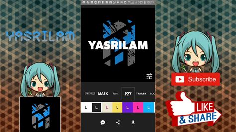 Cara Membuat Intro Keren Di Android Youtube