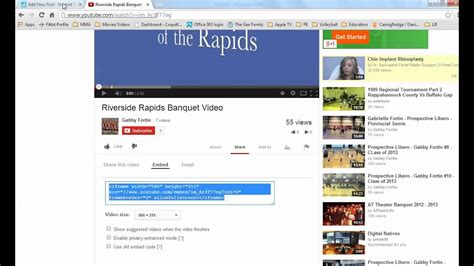 Edublogs How To Embed A Youtube Video YouTube