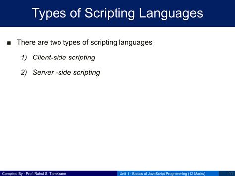 Css Unit I Basics Of Javascript Programming Pdf