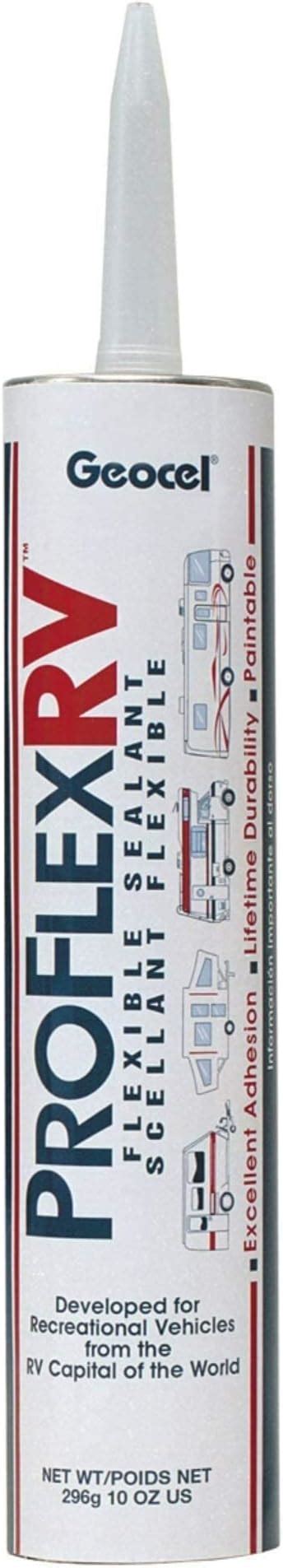 Geocel 28128 Pro Flex Clear Rv Flexible Sealant 10 Oz Automotive