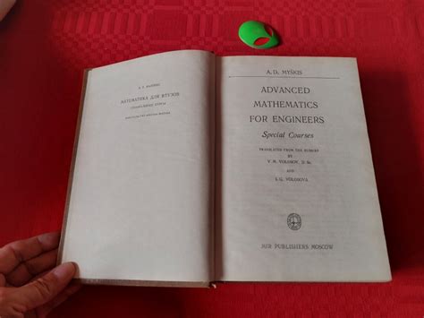 Advanced Mathematics For Engineers A D Myškis Knjiga