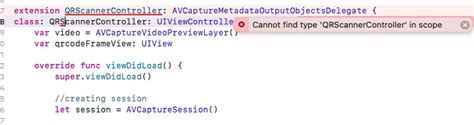 Cannot Find Type In Scope Apple Developer Forums