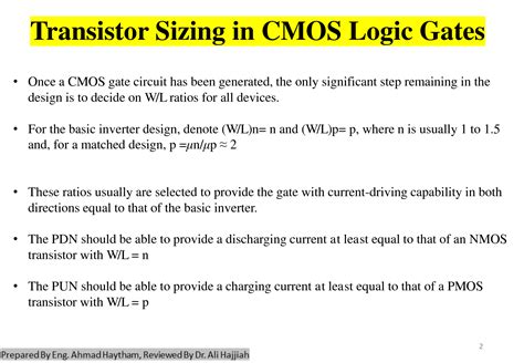 Solution 9 Design Transistor Sizing Studypool