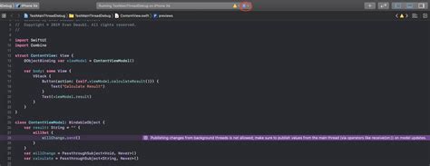 Catch Swiftui Model Updates From Bad Threads Before They Crash Your App Apps Dissected