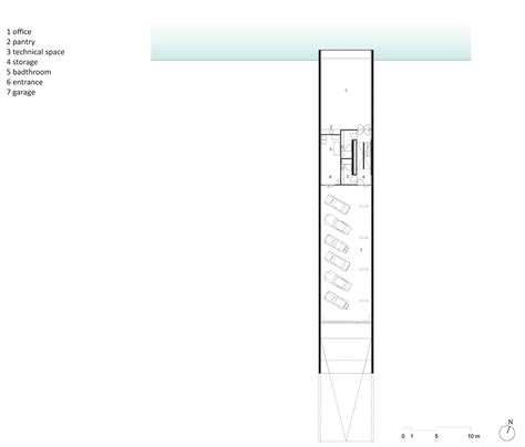 Ecological House With A Glass Box Above The Landscape Architecture