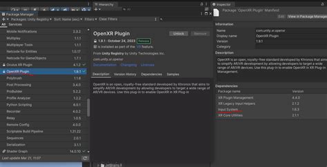Vrar0 개발 환경설정 Xr Interaction Toolkit