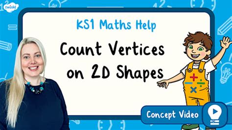 Count Vertices On D Shapes KS Maths Concept Video
