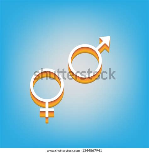Sex Symbol Sign Vector White Icon Stock Vector Royalty Free 1344867941 Shutterstock