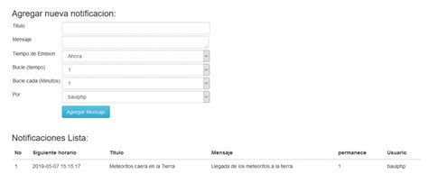 Sistema De Notificación Push Php Y Mysql Ejemplo Completo Baulphp
