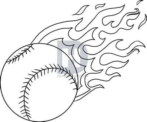 Softball Drawing At Explore Collection Of Softball