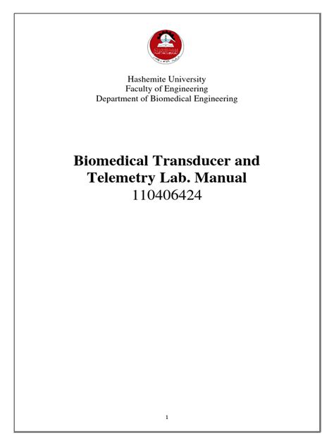 Transducers Lab Manual Pdf Heart Valve Ventricle Heart