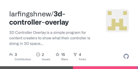 Github Larfingshnew3d Controller Overlay 3d Controller Overlay Is A