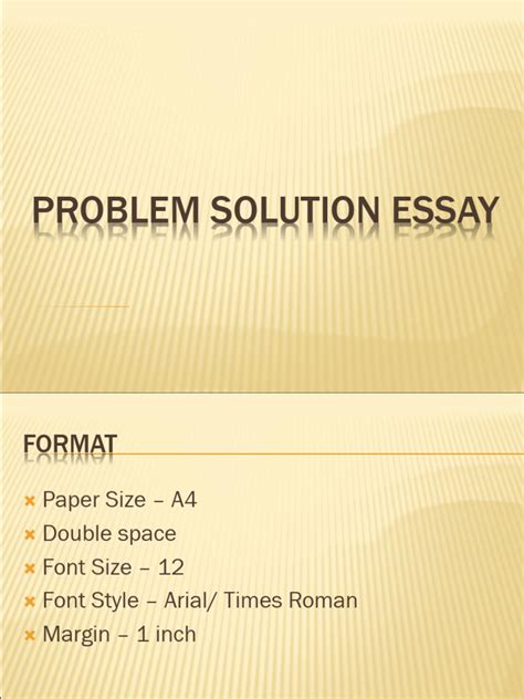 Problemsolution Outline Pdf
