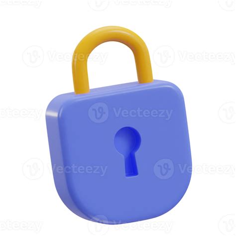 Padlock Lock Security Safety 3d Icon 30772363 Png