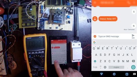 gsm relay sim800l atmega328 arduino youtube