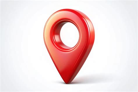 3d Map Pointer Icon Location Pin Icon Gps Navigator Pointer Trendy And