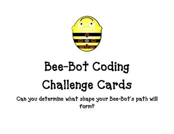 Bee Bot Coding Challenge Cards By Bridget Keener TpT