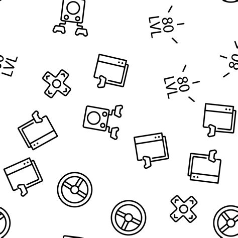 Gamer Device Vector Seamless Pattern 10043342 Vector Art At Vecteezy