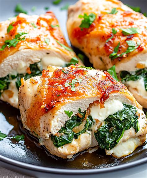 Easy Spinach Stuffed Chicken Breast With Cream Cheese — Ready In 30