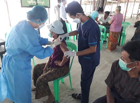 ငွေဆောင်မြို့၌ ကိုဗစ် ၁၉ ရောဂါကာကွယ်ဆေး ထိုးနှံပြီးသူ ၁၂၃၁၃ ကျော် ရှိပြီဖြစ် Information And