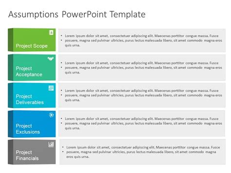 Project Assumptions List Powerpoint Templates Presentation Slides Templates Templates