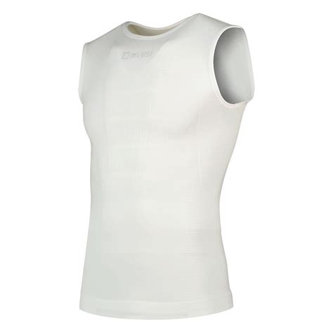 Inverse Core Sleeveless Base Layer White Runnerinn