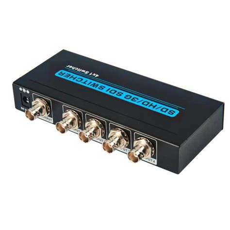 PUZHIJIE 4 SDI IN 1 SDI OUT SDI Selector SDI Splitter Switch 4x1 1080P On Aliexpress Com