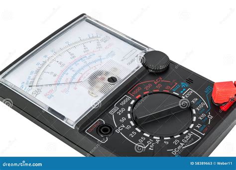 Analog Meter Stock Image Image Of Ampere Instrument 58389663
