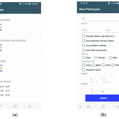 A The Measuring Sensor Data In Walking Accelerometer Gyroscope And Download Scientific