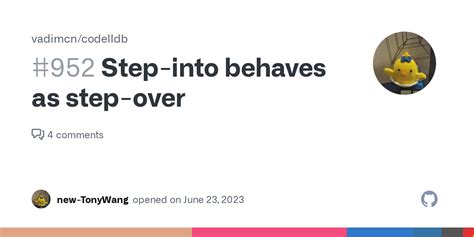 Step Into Behaves As Step Over Issue 952 Vadimcn Codelldb GitHub