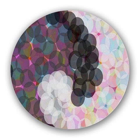Black Pink Bubbles Custom Printed Lazy Susan Overstock