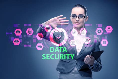 Data Security In Cybersecurity Concept Stock Image Image Of Technology Security 260480945