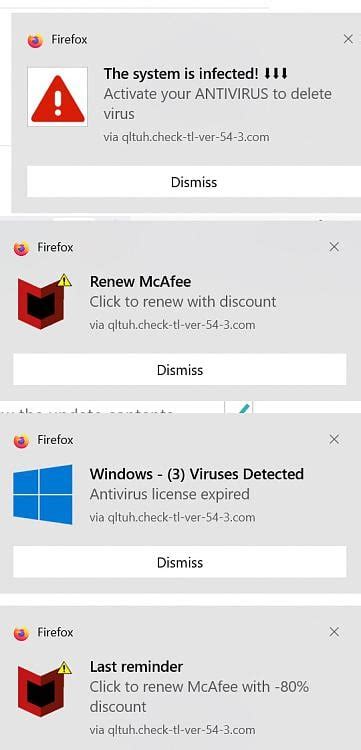 Pop Up Malware Solved Windows 10 Forums