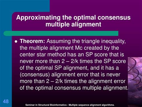 Ppt Seminar In Structural Bioinformatics Multiple Sequence