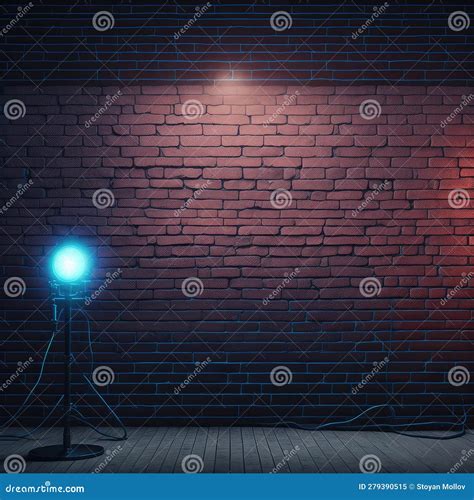 танцевальный вечерний клуб натриумный кирпичный стенд с неоновыми лампами ретро настроения