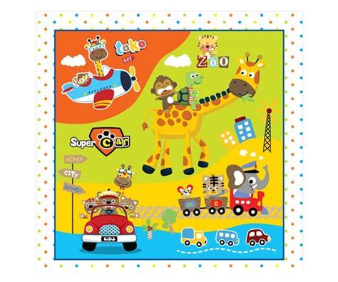 Килимче за игра Chipolino Toys пътешествие КОМСЕД