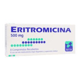 Eritromicina 500mg 8 Comprimidos Recubiertos
