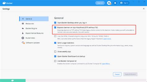 Docker Desktop开启远程访问 月影风清 Oschina 中文开源技术交流社区
