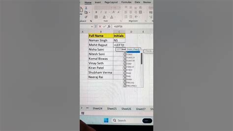 Super Useful Excel Functions 😍 Excel Tutorials In Hindi 💯 Shorts